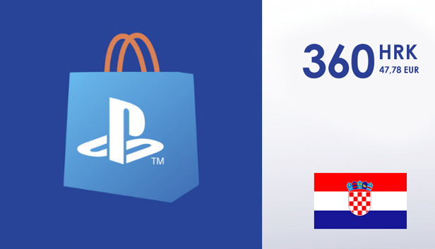 PlayStation Network Gift Card 360 HRK - PSN Croatia